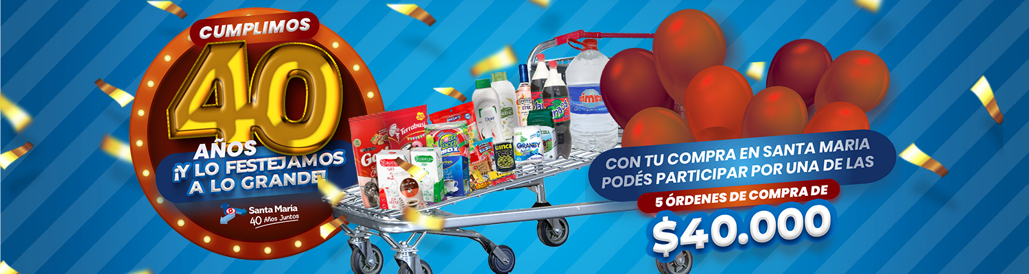 SORTEO ANIVERSARIO – Santamaria